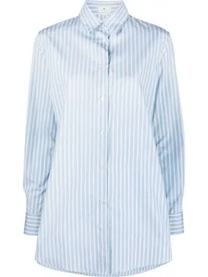 Etro Long Sleeve Striped Shirt