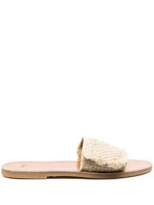 N°21 Woven Jute Flat Sandals