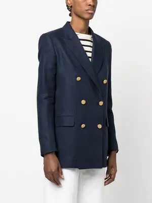 Tagliatore Double-breasted Tailored Blazer - Blue