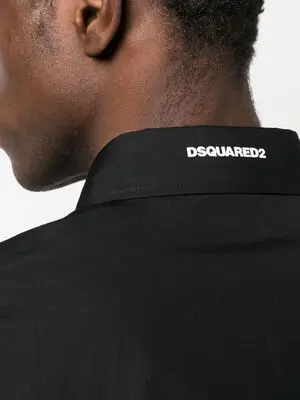 Dsquared2 Logo-print Button-up Shirt