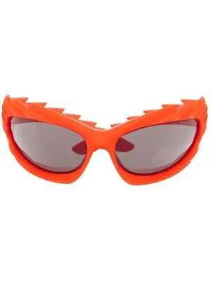 Balenciaga Oval-frame Sunglasses - Orange