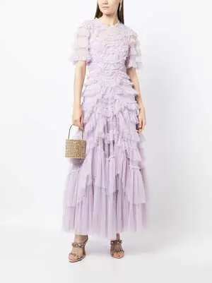 NEEDLE & THREAD Marilla Ruffled Gown