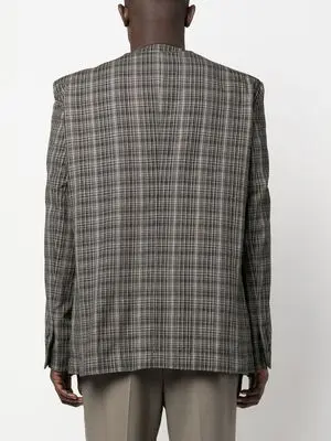 Mihara Yasuhiro Checked-pattern Blazer
