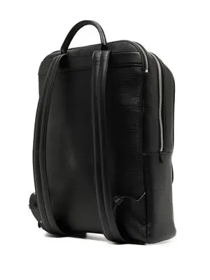Smythson Grained-calf Leather Backpack - Black