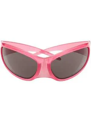 Balenciaga Skin Xxl Cat-eye Sunglasses - Pink