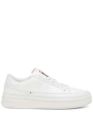 DIESEL® Logo-patch Low-top Sneakers - White