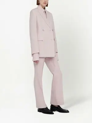 JIL SANDER Pressed-crease Tailored Trousers - Pink