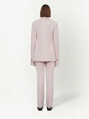 JIL SANDER Pressed-crease Tailored Trousers - Pink