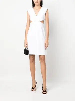 GENNY Cut-out Sleeveless Above-knee Dress