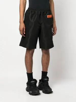 Heron Preston Logo Patch Track Shorts