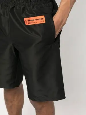Heron Preston Logo Patch Track Shorts