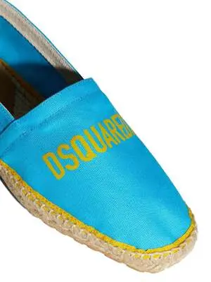 Dsquared2 Logo-print Espadrilles - Blue