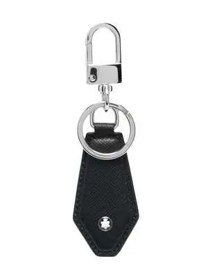 Montblanc Studded Leather Keyring - Black