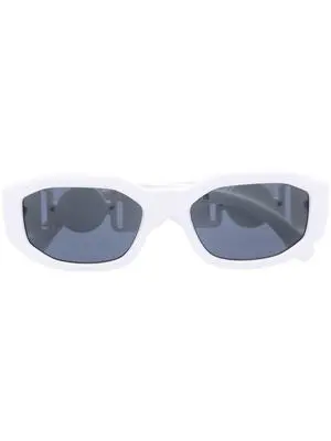 Versace Biggie Rectangle Sunglasses - White