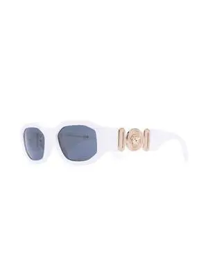 Versace Biggie Rectangle Sunglasses - White