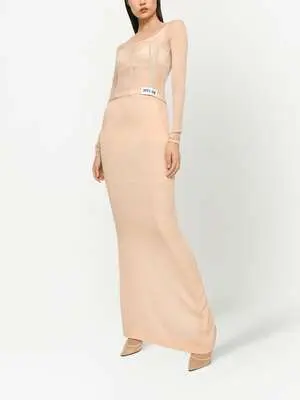 Dolce & Gabbana Georgette Maxi Skirt