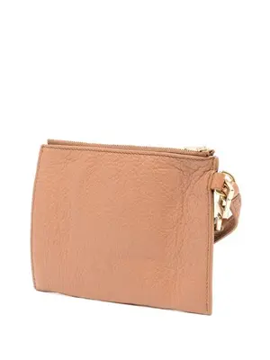YU MEI Embossed Logo Detail Clutch