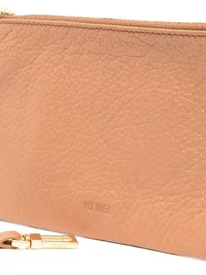 YU MEI Embossed Logo Detail Clutch