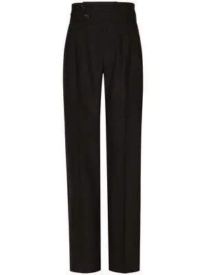 Dolce & Gabbana Silk-cotton Tailored Trousers