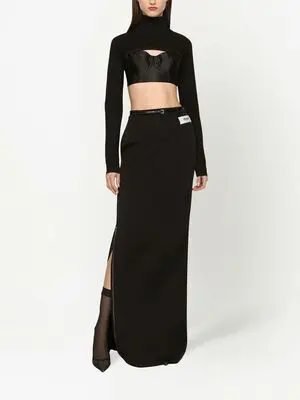 Dolce & Gabbana Side-zip Maxi Skirt
