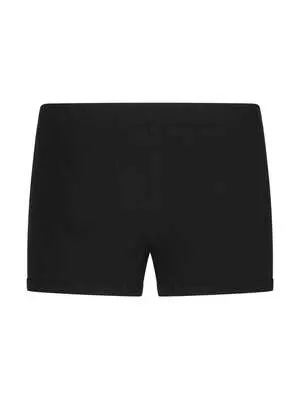 Dolce & Gabbana Logo-plaque Cotton Boxers - Black