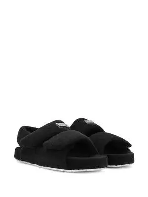 Dolce & Gabbana Faux-fur Sandals