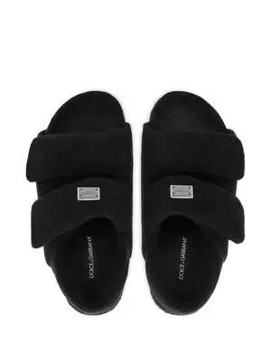 Dolce & Gabbana Faux-fur Sandals