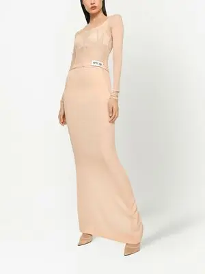 Dolce & Gabbana Long-sleeve Corset Top