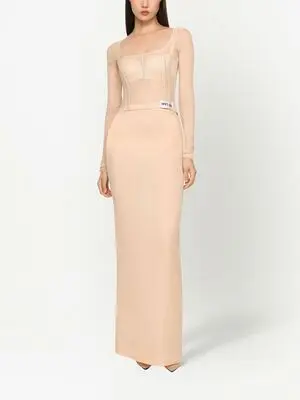 Dolce & Gabbana Long-sleeve Corset Top
