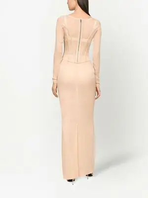 Dolce & Gabbana Long-sleeve Corset Top