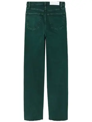 RE/DONE Ultra High Rise Stove-pipe Jeans - Green