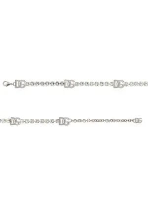 Dolce & Gabbana Dg-logo Rhinestone Belt