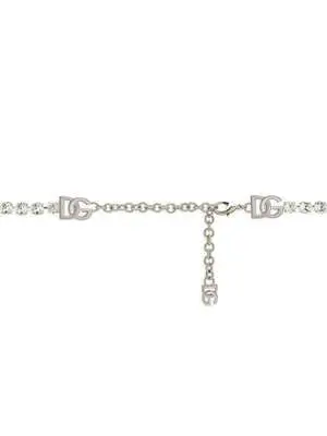 Dolce & Gabbana Dg-logo Rhinestone Belt