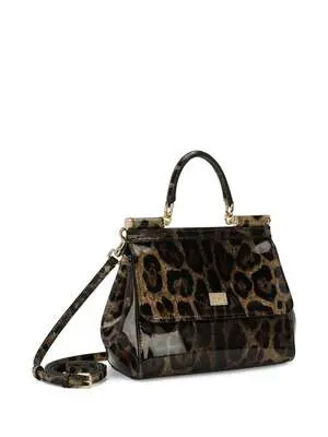 Dolce & Gabbana Medium Sicily Top-handle Bag - Brown