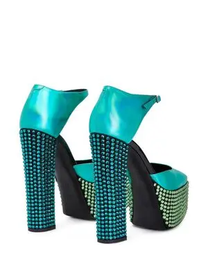 GIUSEPPE ZANOTTI 150mm Bebe Strass Pumps
