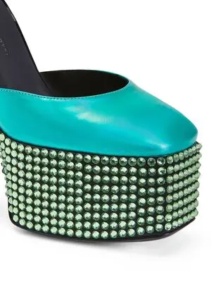 GIUSEPPE ZANOTTI 150mm Bebe Strass Pumps