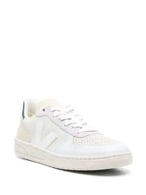 VEJA V-10 Suede Sneakers - Green
