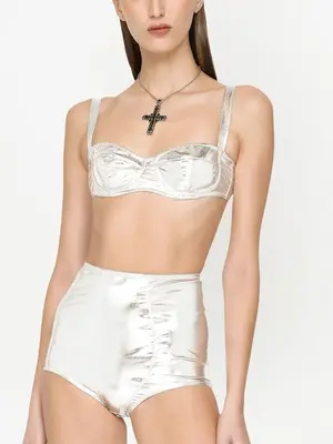 Dolce & Gabbana Coated Balconette Bra