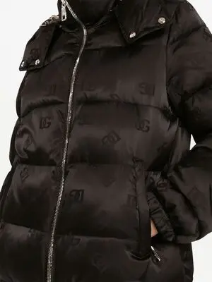 Dolce & Gabbana Dg-logo Jacquard Puffer Jacket