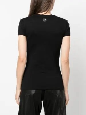 Philipp Plein Crystal-embellished Logo T-shirt