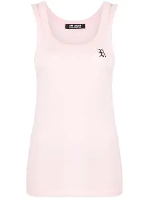 Raf Simons Logo-print Tank Top - Pink