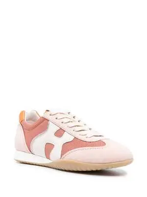 Hogan Olympia-z Leather Sneakers - Pink