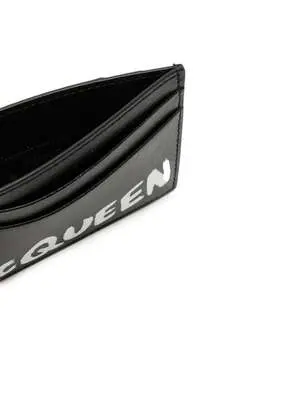 Alexander McQueen Logo-print Leather Cardholder