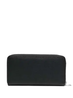 DIESEL® Continental Zip L Logo-plaque Leather Wallet