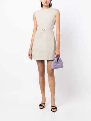PATOU Logo-jacquard Cotton A-line Minidress