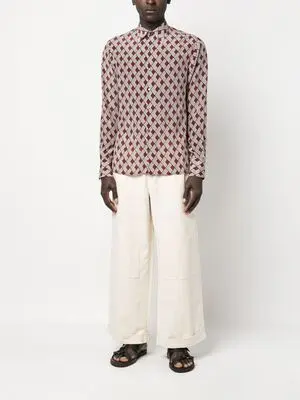 Etro Low-rise Wide-leg Trousers