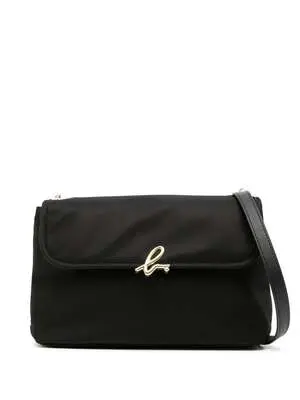 AGNES B. Logo-plaque Crossbody Bag