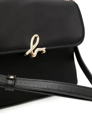 AGNES B. Logo-plaque Crossbody Bag