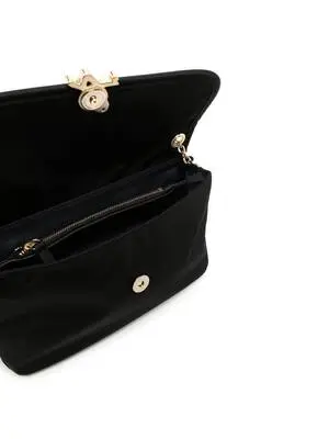 AGNES B. Logo-plaque Crossbody Bag