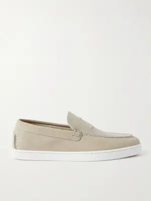 Christian Louboutin Perforated Loafers For Men